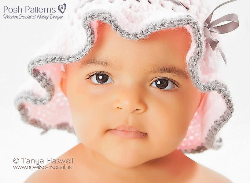 Crochet Pattern Floppy Brim Crochet Sun Hat Pattern Posh Patterns
